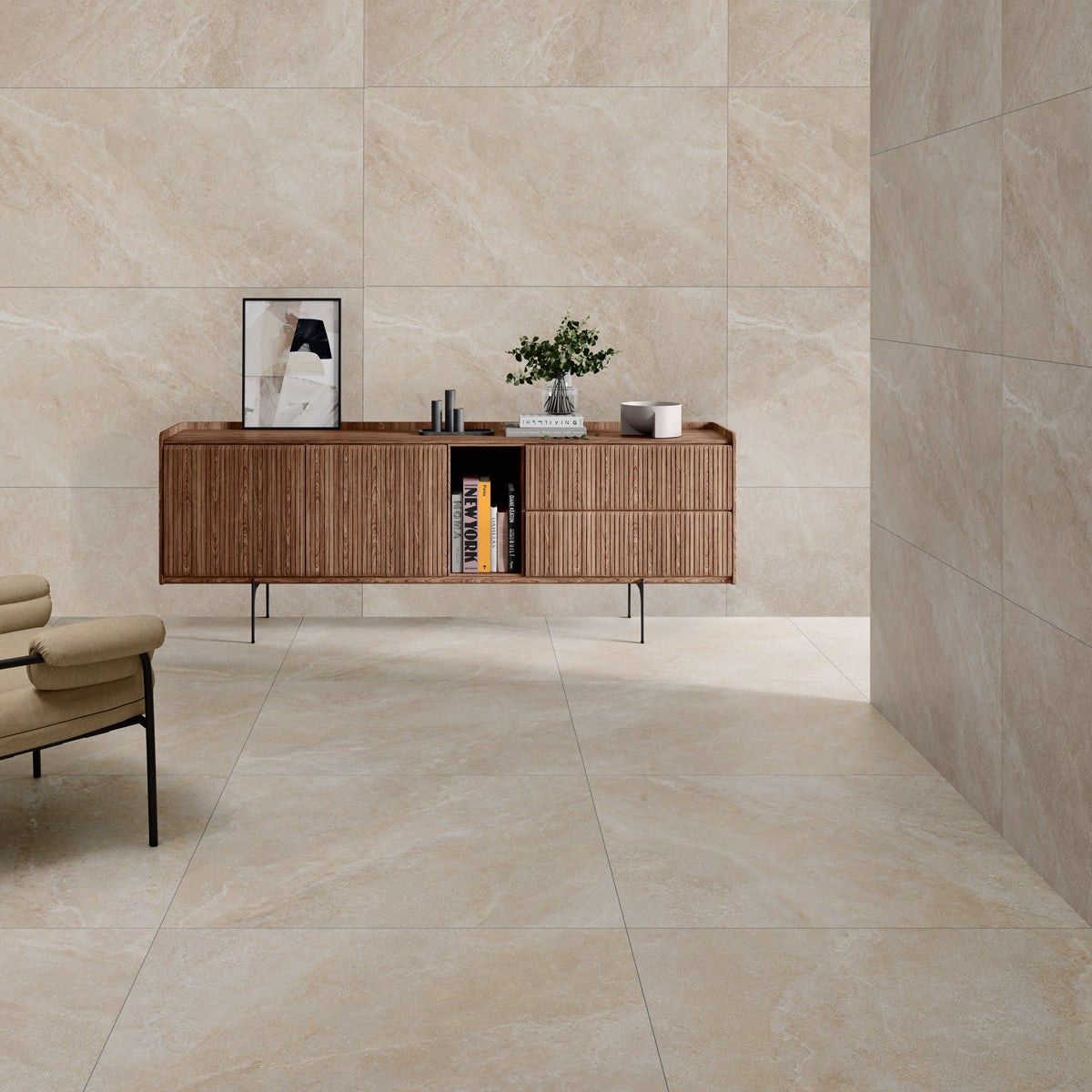 Klinker Nuances Ivory Matt 100x100 – Kakelgiganten